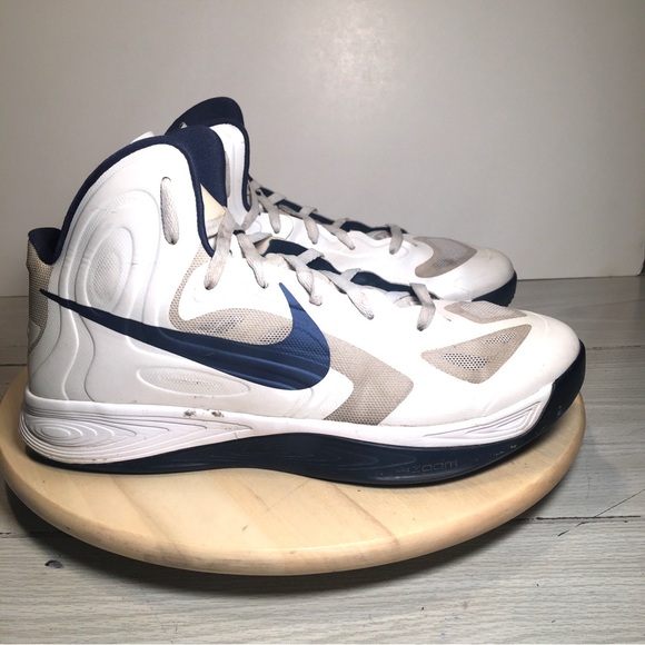 Nike | Shoes | Nike Mens Hyperfuse 5259104 White Basketball Shoes ...
